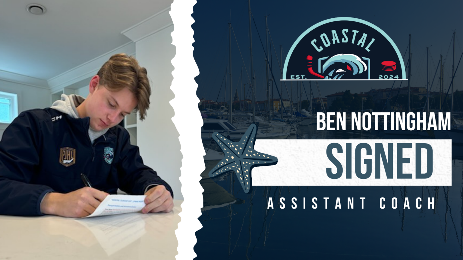 BEN NOTTINGHAM NAMED ASSISTANT COACH OF THE COASTAL TSUNAMI | Coastal ...